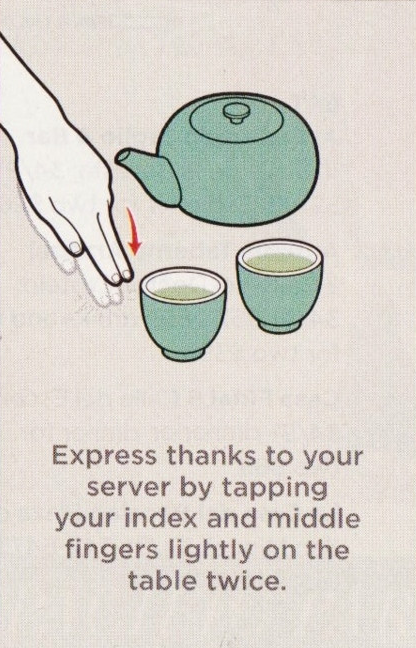 Why the Chinese Tap Two Fingers When Poured Tea | CJ NOMS