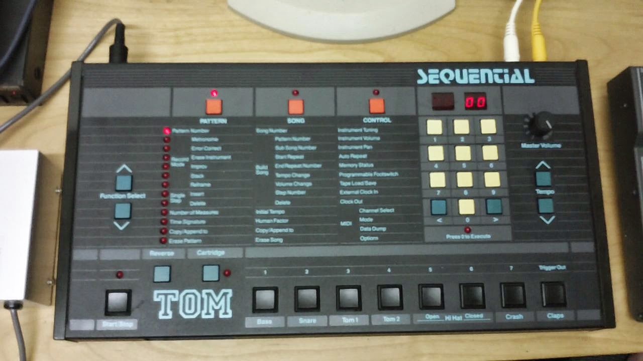 電子音屋ヨクシーの＝Don Kama Room＝: Vintage Rythm Box 「Sequential TOM」 Review