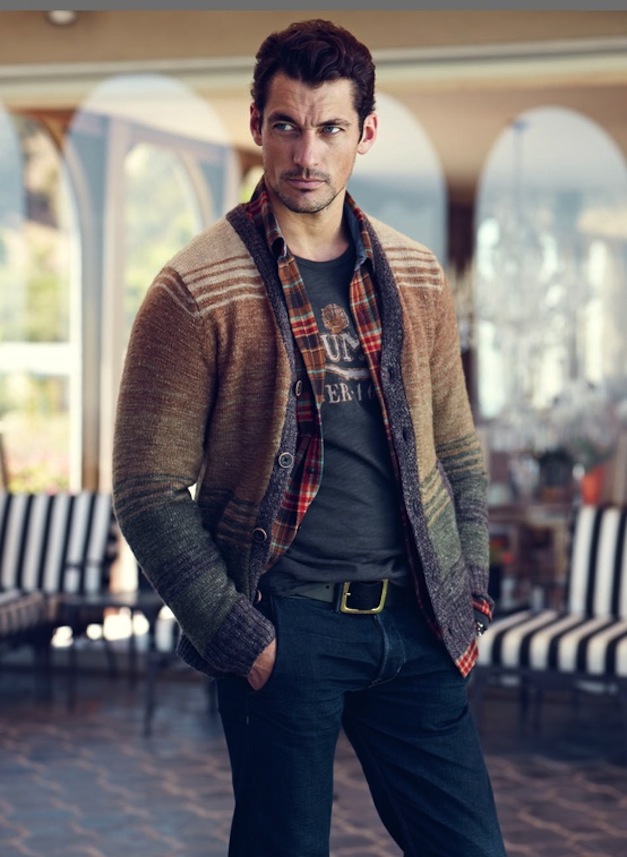 David Gandy -Source-: David Gandy is a Casual Vision for Lucky Brand Winter 2012 Campaign