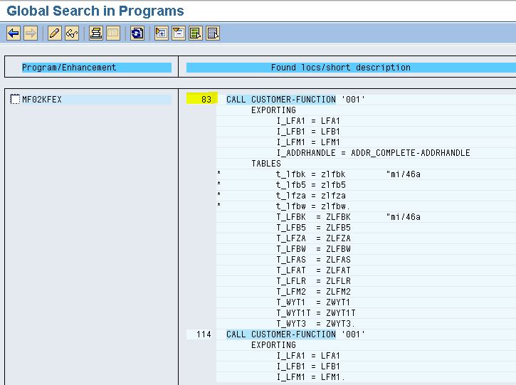 SAP ABAP 4 Tutorial: Function Exit or Customer Exit