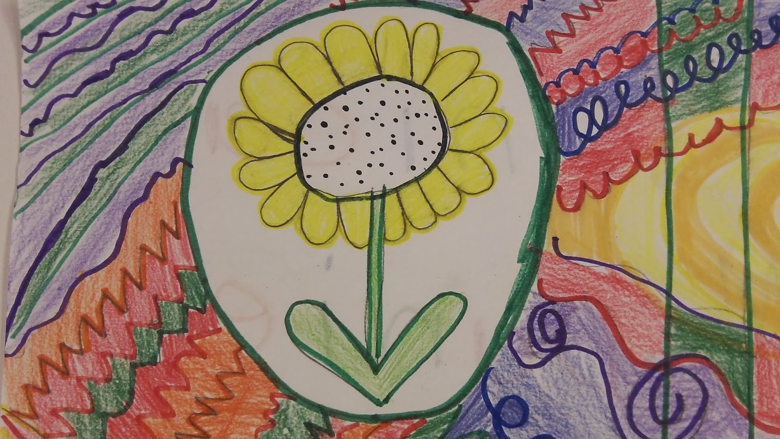 Cook-Wissahickon Art Department: Funky Line Design