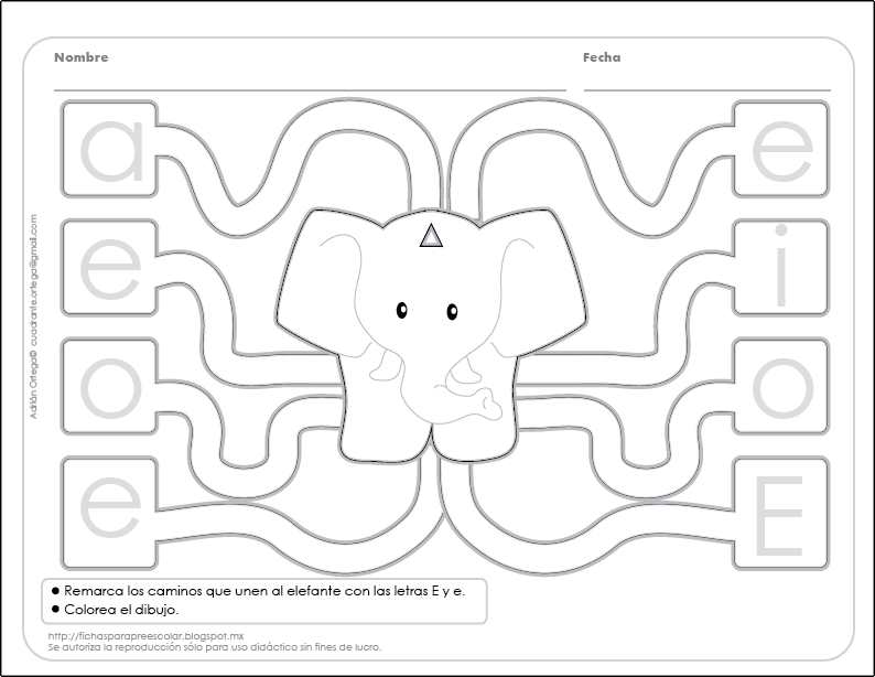 Fichas para preescolar: ¡Ya son 50 Fichas para preescolar! Hoy la ...