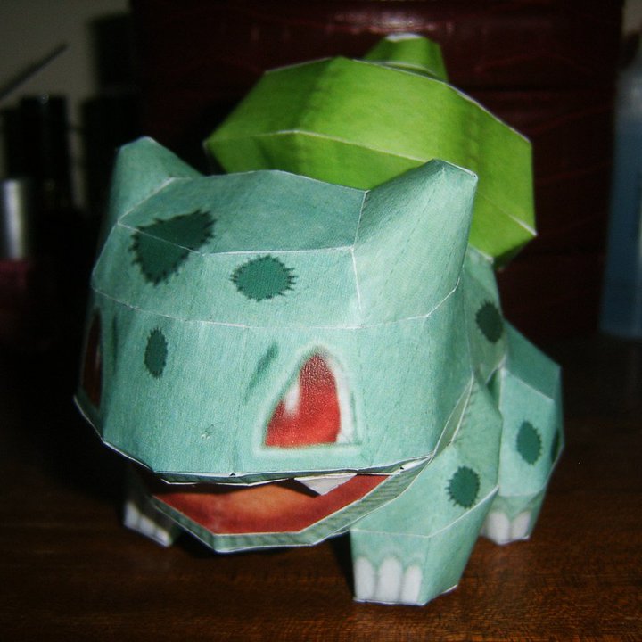 Pokemon Papercraft Bulbasaur Papercraft