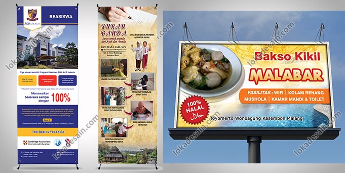 Jasa Desain Banner, Roll-banner, X-Banner, Spanduk dan Backdrop