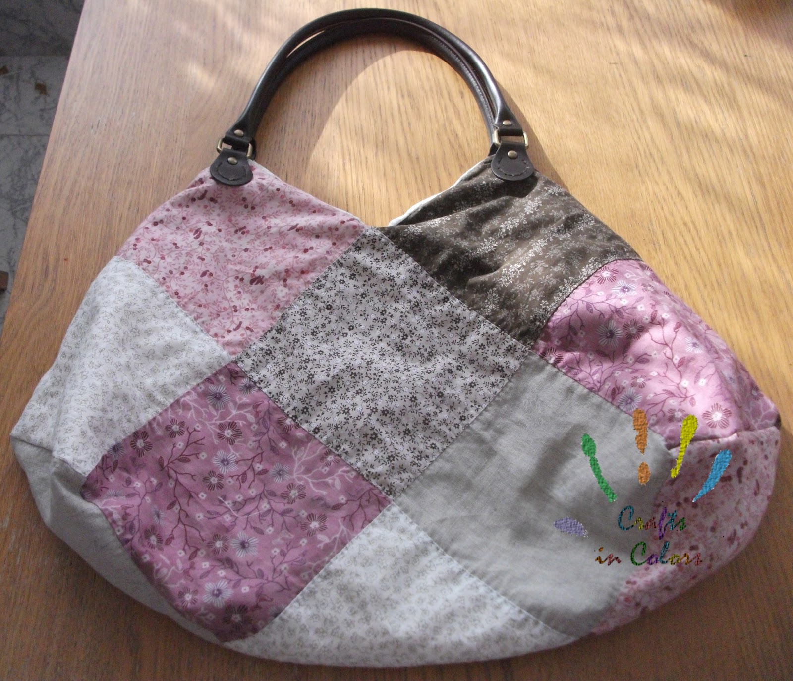 Crafts in Colors **: Bolso patchwork