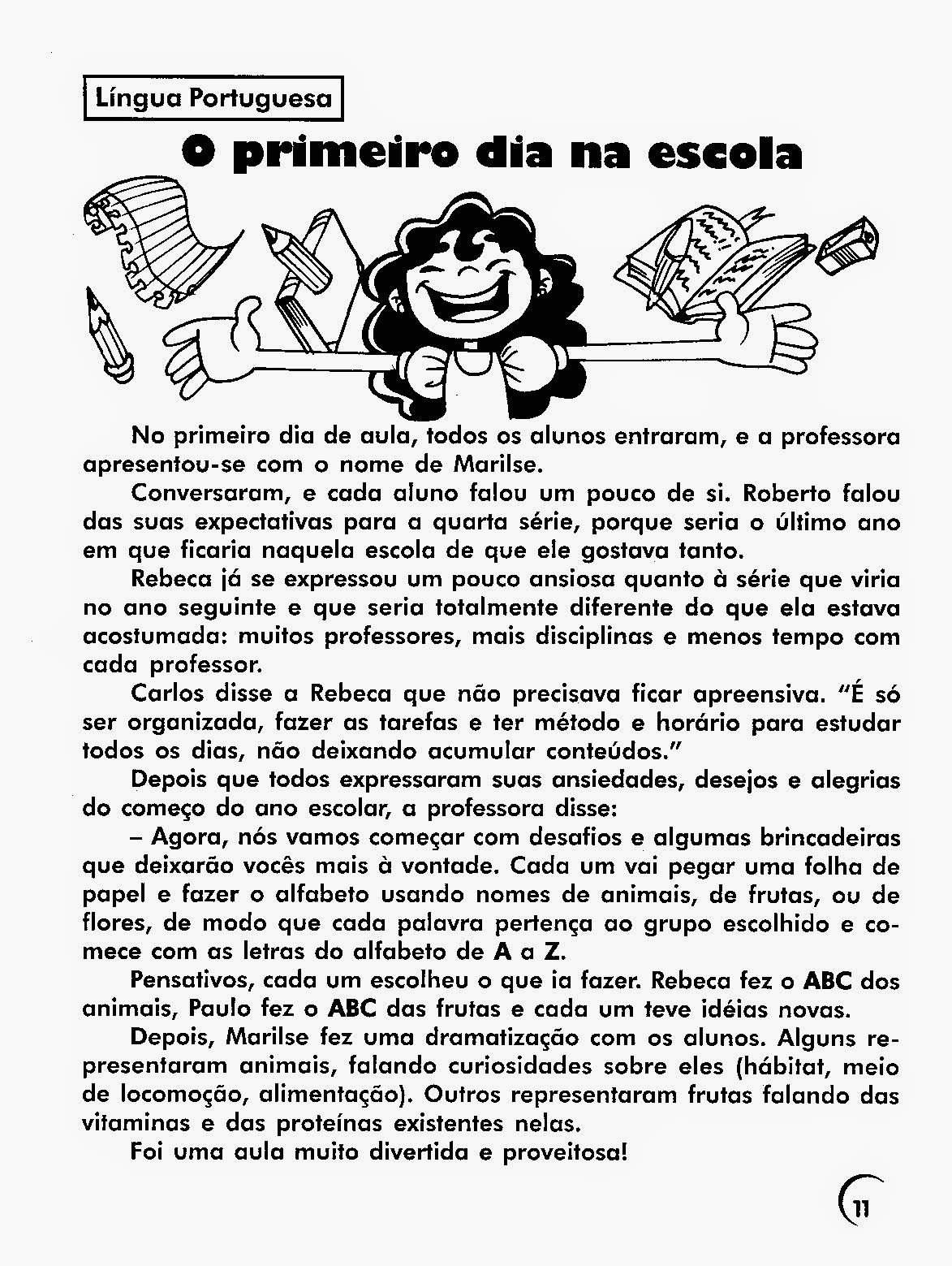 Textos De Portugues 3 Ano - FDPLEARN