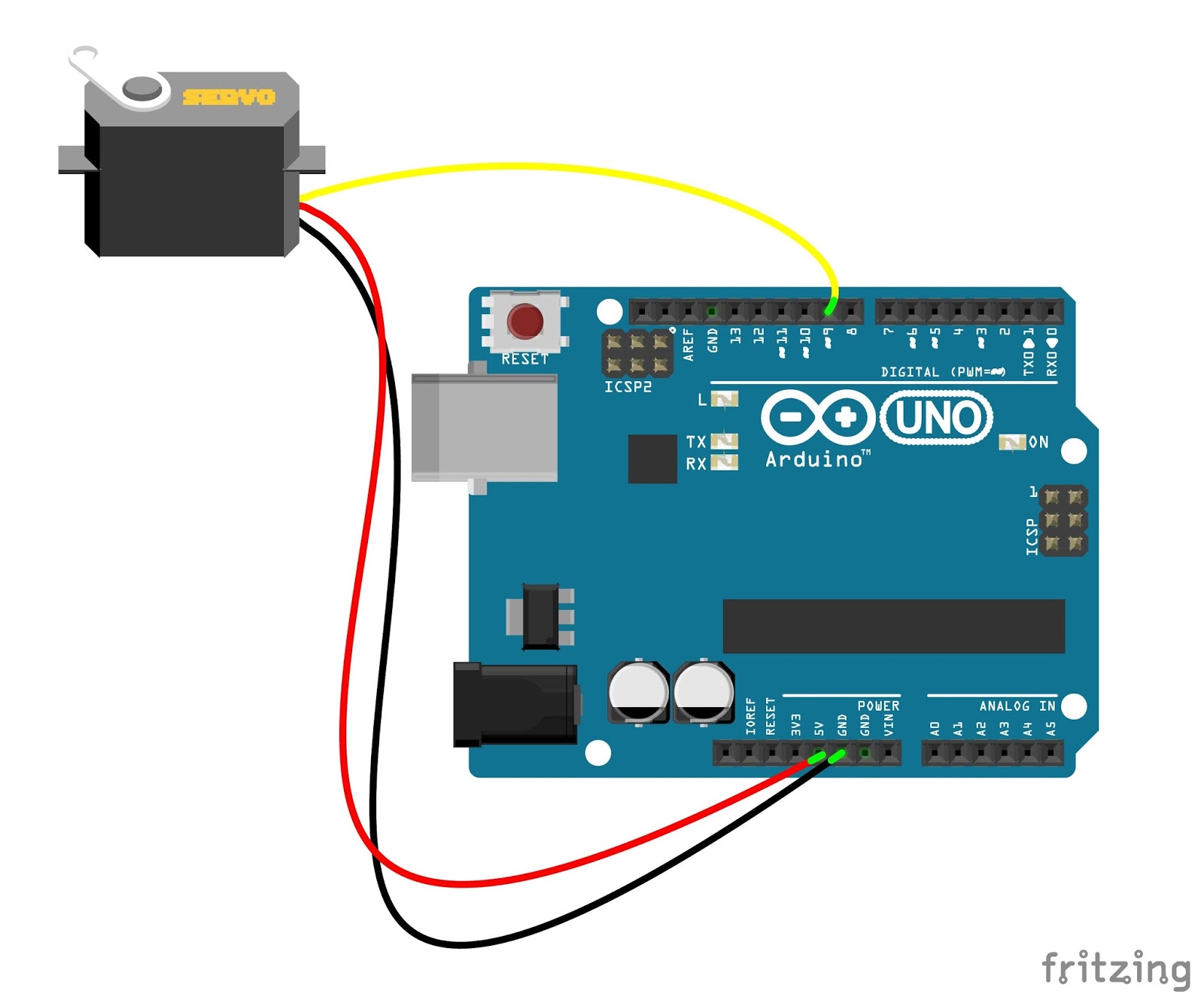 Servo Sweep With Serial Monitor And Knob Speed Control Mechatrofice