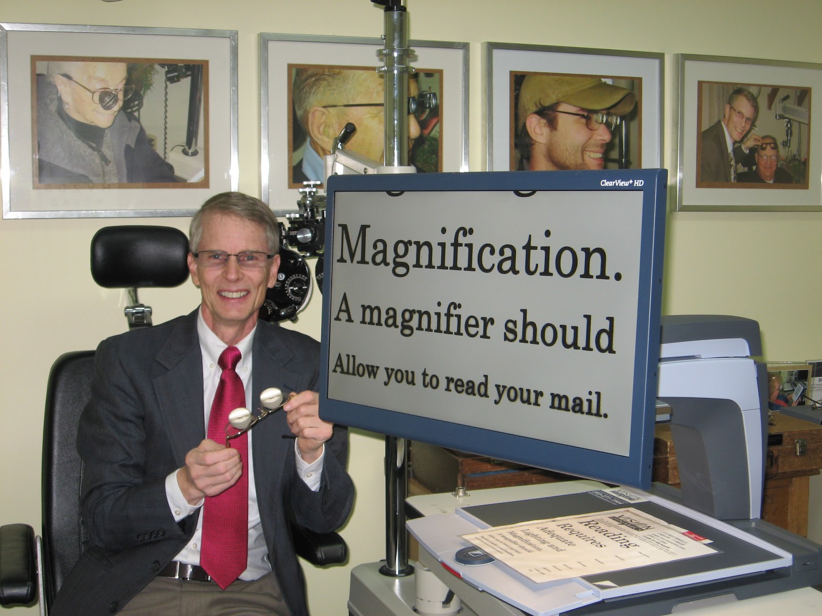 Low Vision Eyeglasses Connecticut Low Vision Specialist