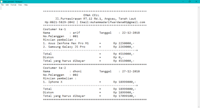 Aplikasi Sederhana C++ dengan Menggunakan struct, struct array dan pointer [TI Politala Alpro 2C]