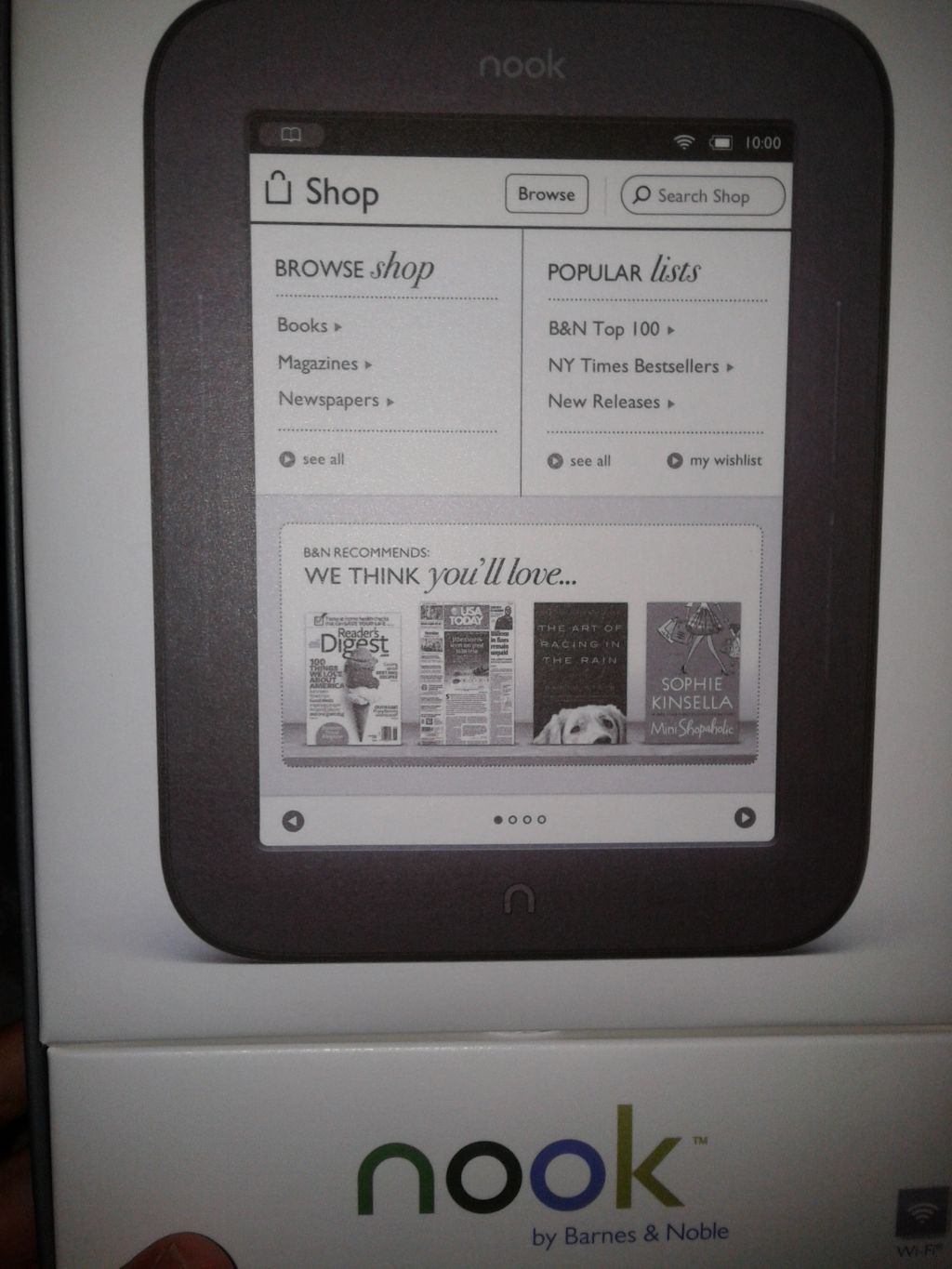 Nook Simple Touch Screensavers