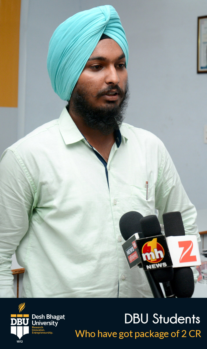 DBU Students Who Got Package of 2 Crore Introduced To Media During a ...