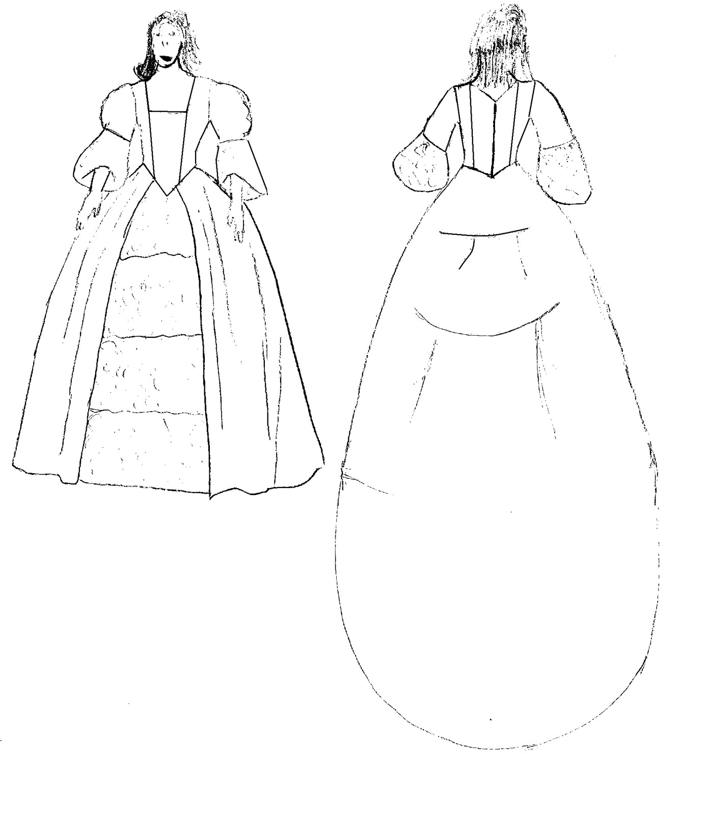 Cubical Mouse: How to Sew a Wedding Dress: Part One