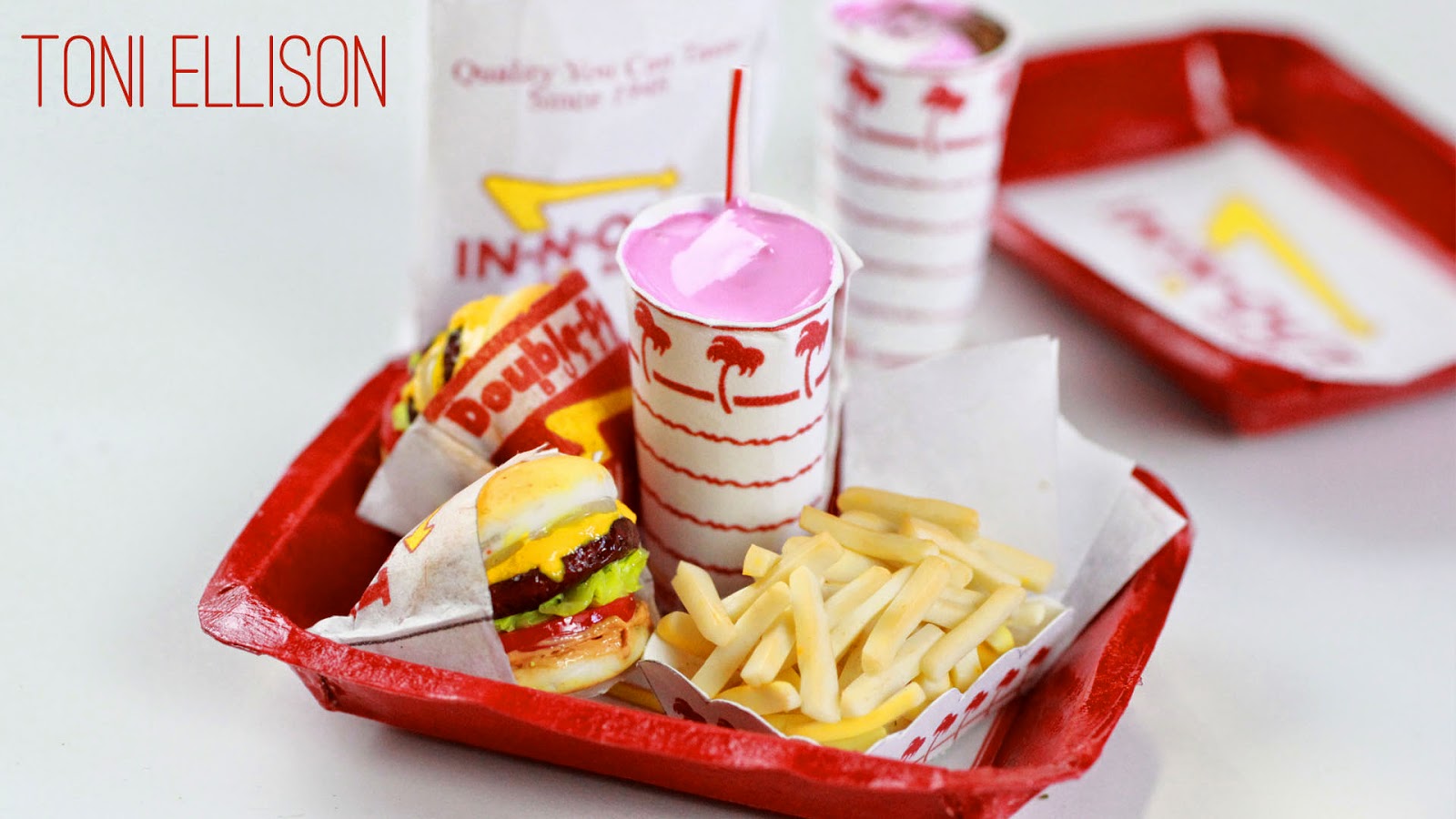 Toni Ellison: In N Out in Miniature - Double Double, Cheeseburger ...