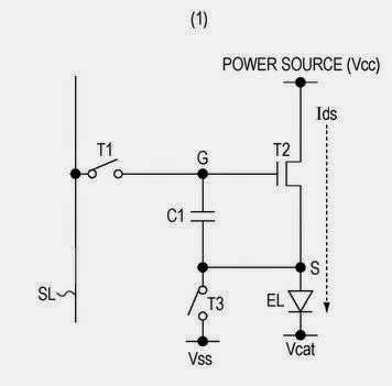 PATENT TECH ANALYSIS (OLED): US 20140125717 A1 AMOLED compensation ...