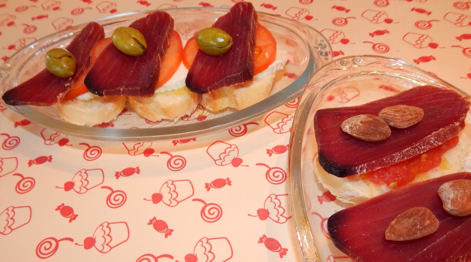 The Spanish Cookery: Tuna Mojama Tapas