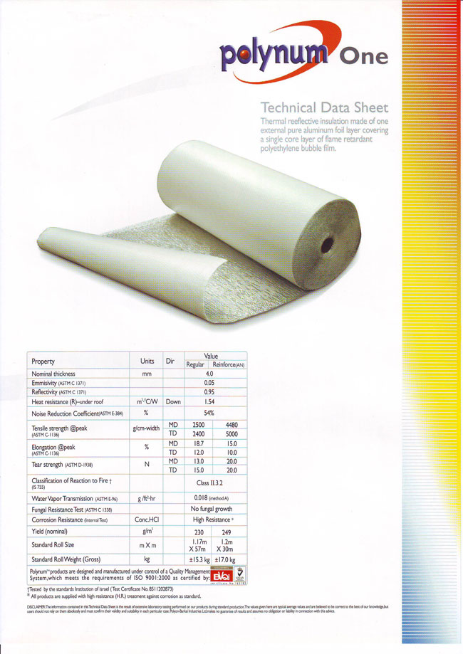 INSULATION POLYNUM ONE MURAH - ATAP UPVC SUN PANEL DAN ATAP UPVC KEDAP ...