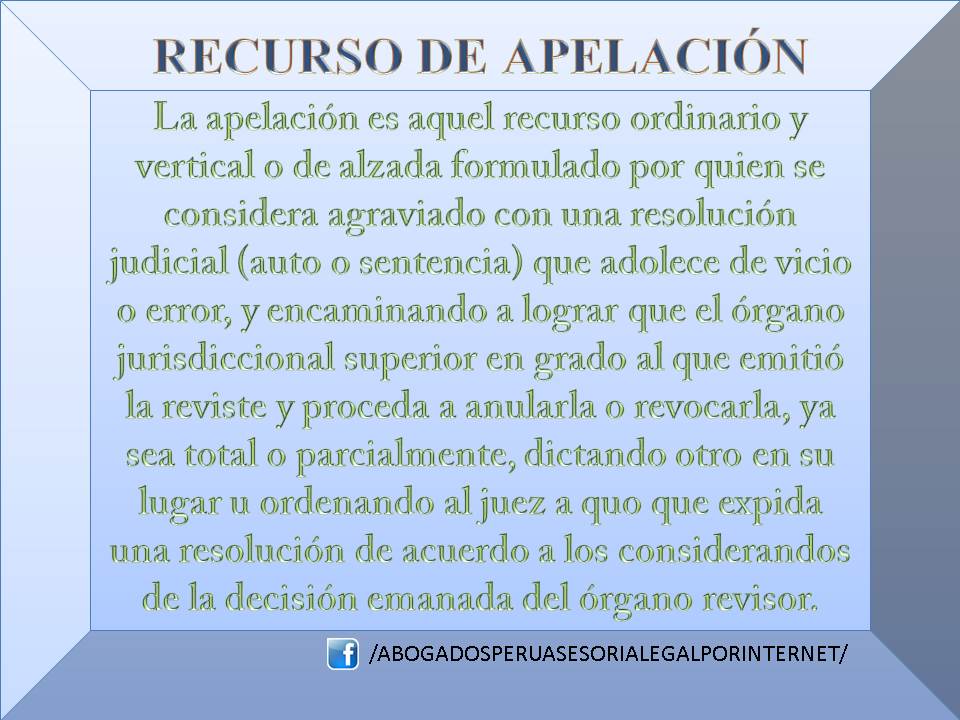 RECURSO DE APELACIÓN: marzo 2016