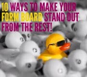 Claytonia: Tips and Tricks to Make Your Form Board Shine... by M9!