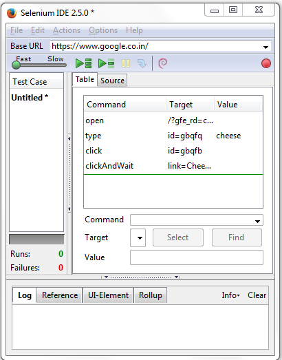 Selenium: Selenium IDE >Explained