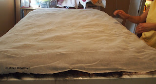 Wool love-functional fiber art: Raw Fleece Rug Redux- Part 1 of 2