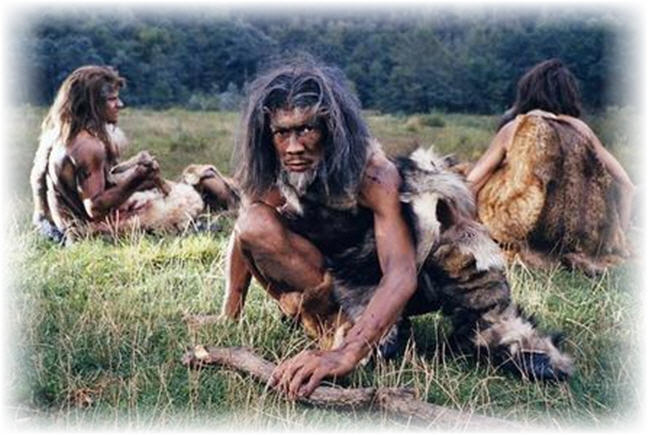 Early Humans Gathering