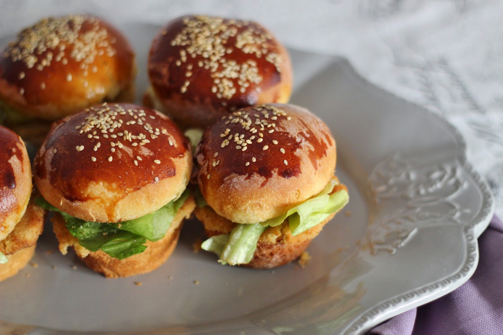 Lemon Blu: Mini hamburger vegetariani