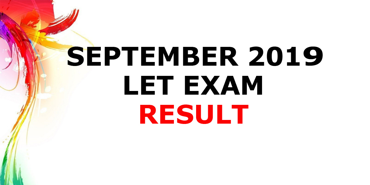 M-N List of Passers Secondary Level September 2019 LET - LET EXAM ...