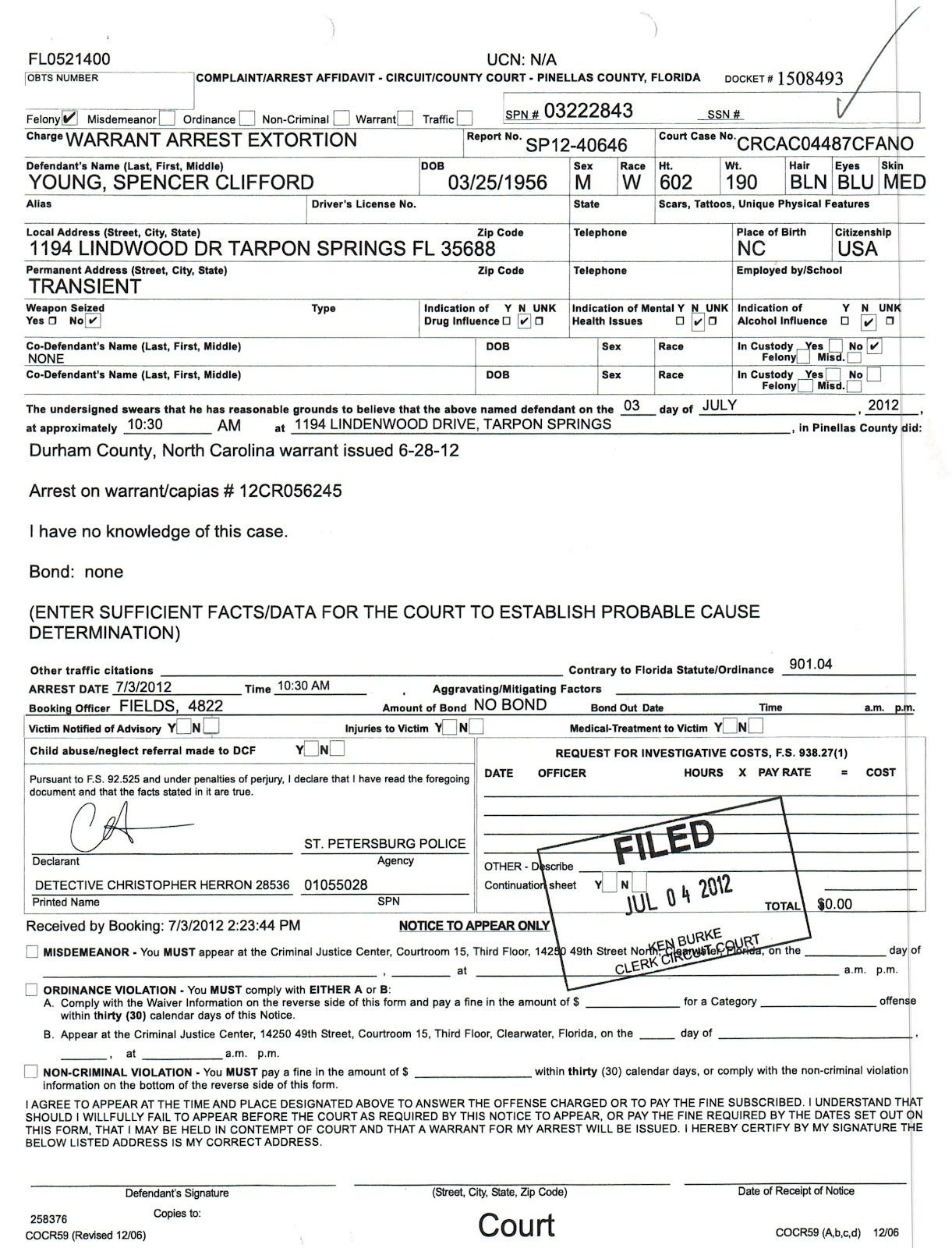 MorganStanleyGate: You Call This an Arrest Warrant?