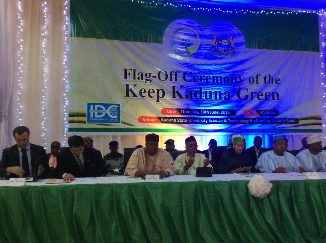 Kaduna State governor Nasir Ahmad El-Rufai flags off Keep Kaduna Green ...