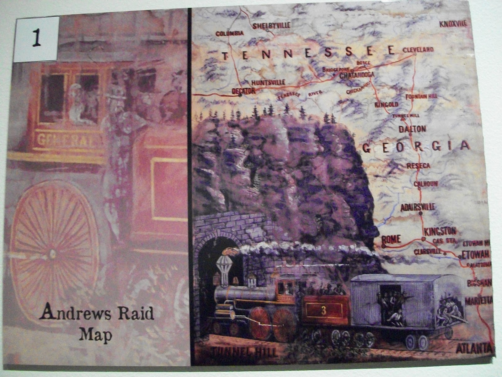 Travels of a Hobgoblin Taphophile: Andrews Raid Map - Ohio History Center