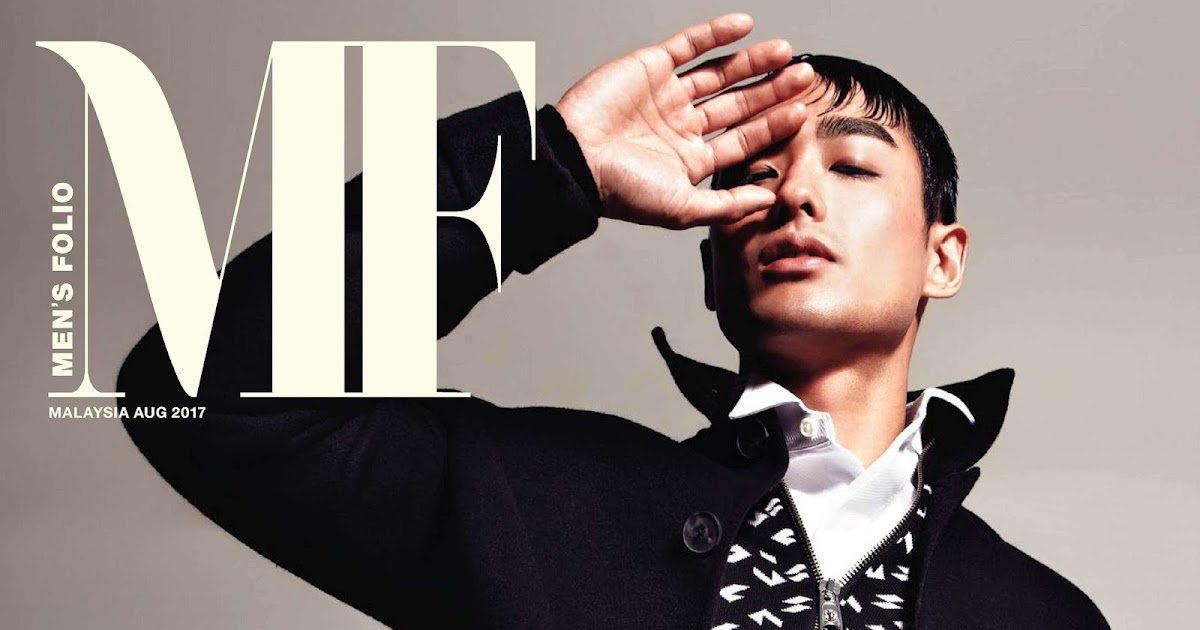 Sean Wong se viste en eclécticos prints para Men's Folio Malasia