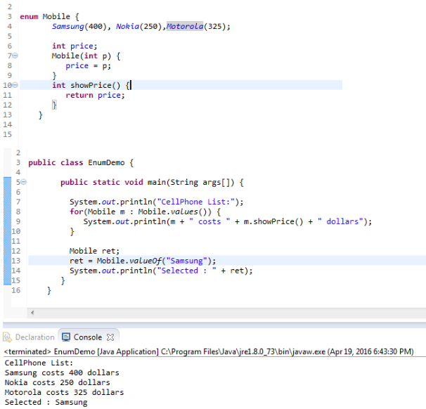 Selenium Webdriver with Java. : Enum in java Example Selenium Webdriver with Java. : Enum in java Example