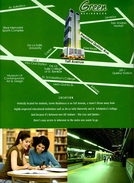 SM Green Residences in DLSU, Taft Manila