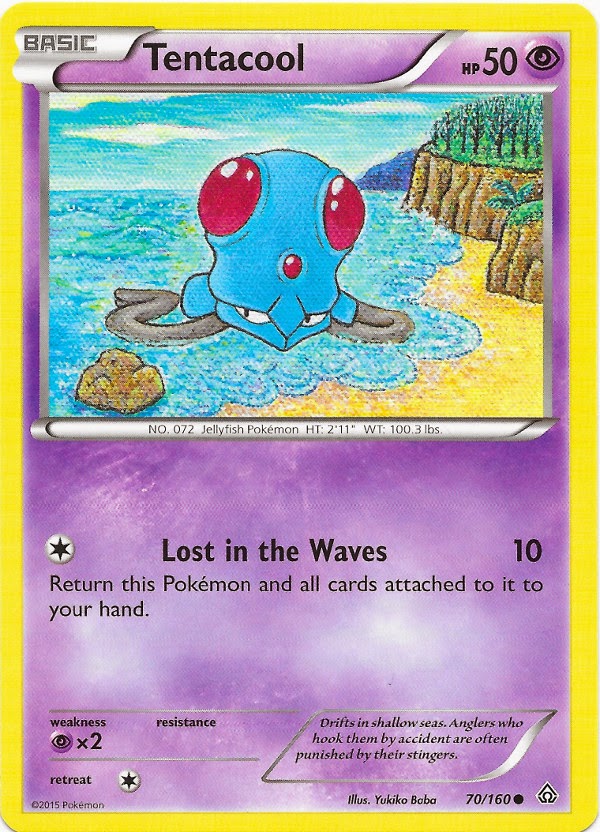 Tentacool 70/160 -- Primal Clash Pokemon Card Review | PrimetimePokemon ...