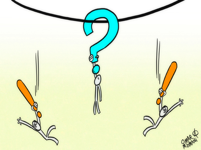 Omar Momani cartoons: The Questioner