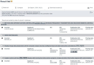 Patent News: Visual guide for finding prior patent art with EPO's Espacenet