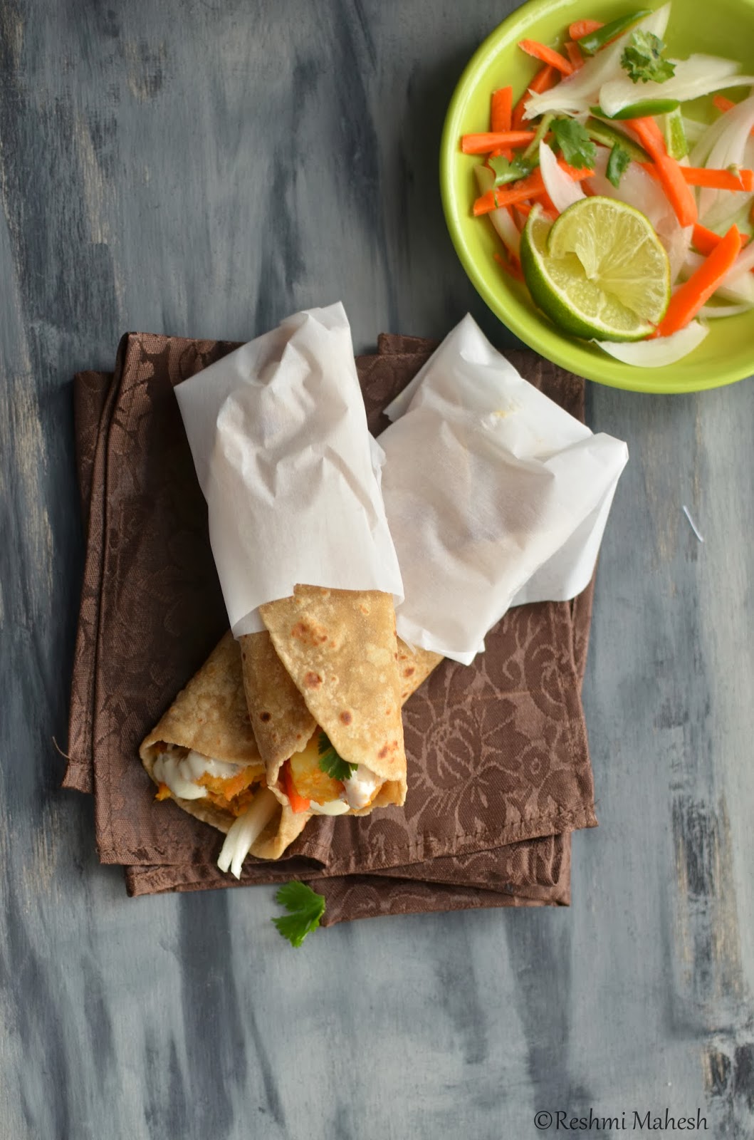 Easy Cook: Chapathi Rolls With Potato Masala