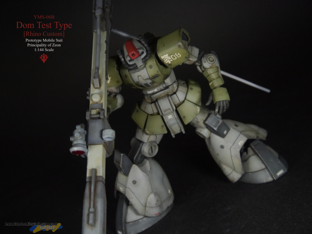 Custom Build: HG 1/144 YMS-08B Dom Test Type [Rhino Custom]