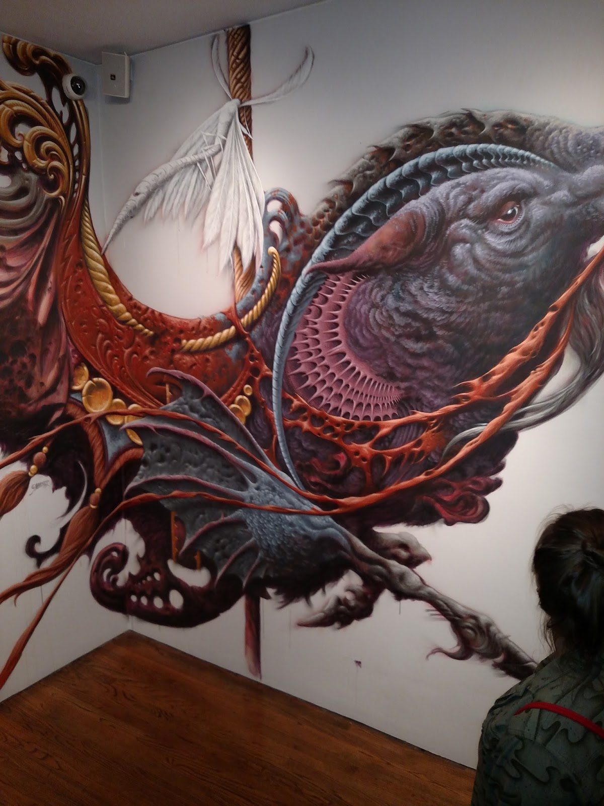 INSIDE THE ROCK POSTER FRAME BLOG: Aaron Horkey Capricorn Blues Mural ...