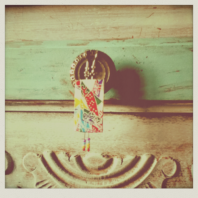 Kitsune, Le Renard Qui Passe: Boucles d'oreilles origami (en papier ...