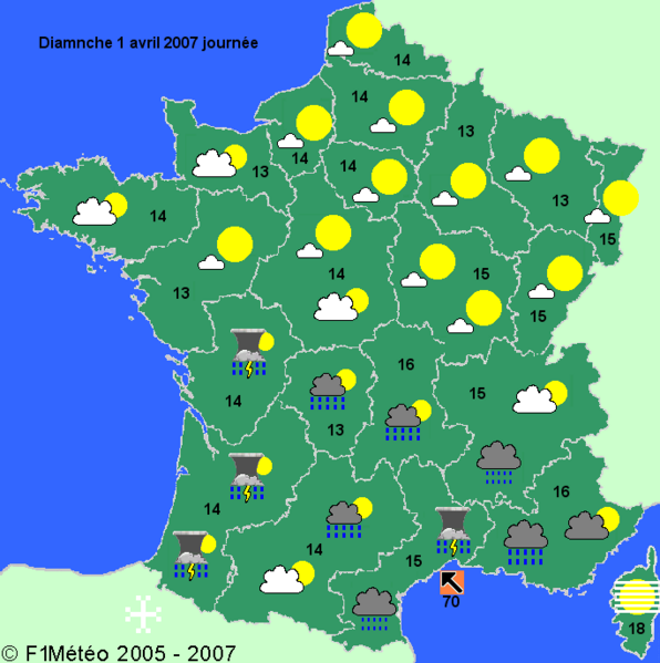 Notre sixième année de français: La météo