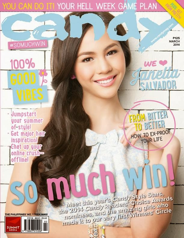 Janella Salvador Covers Candy Magazine March 2014 Issue ~ The Daily Babble