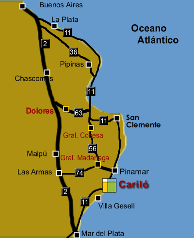 La Hostería Cariló ǀ Hotel Restaurant SPA ǀ Identidad Cariló: Como llegar