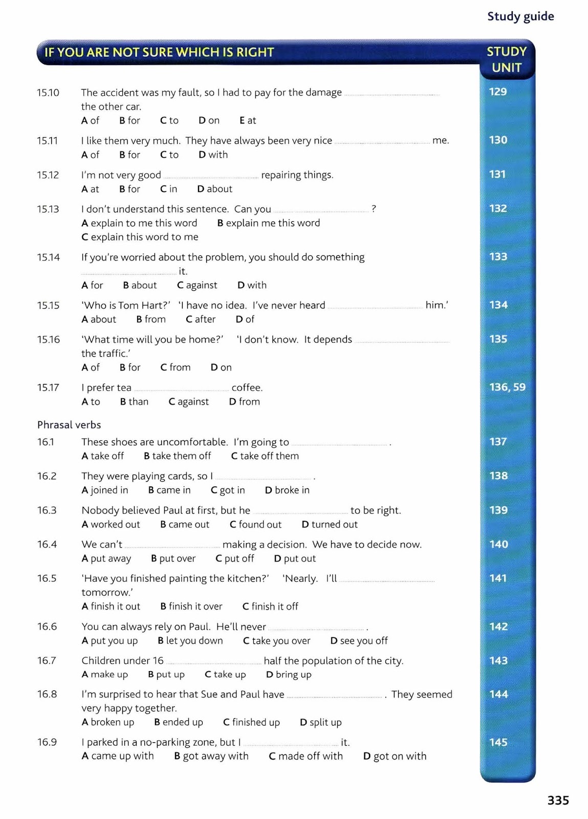 Study guide - English Grammar in Use