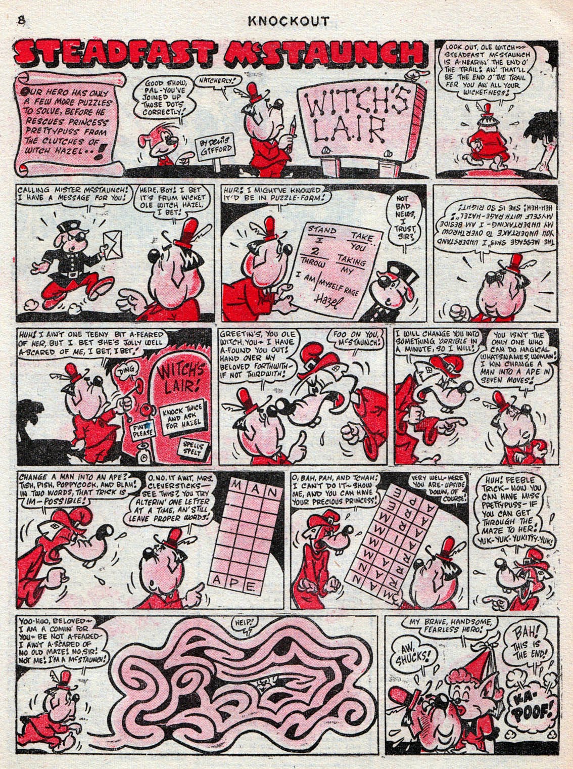 BLIMEY! The Blog of British Comics: The two lives of Steadfast McStaunch