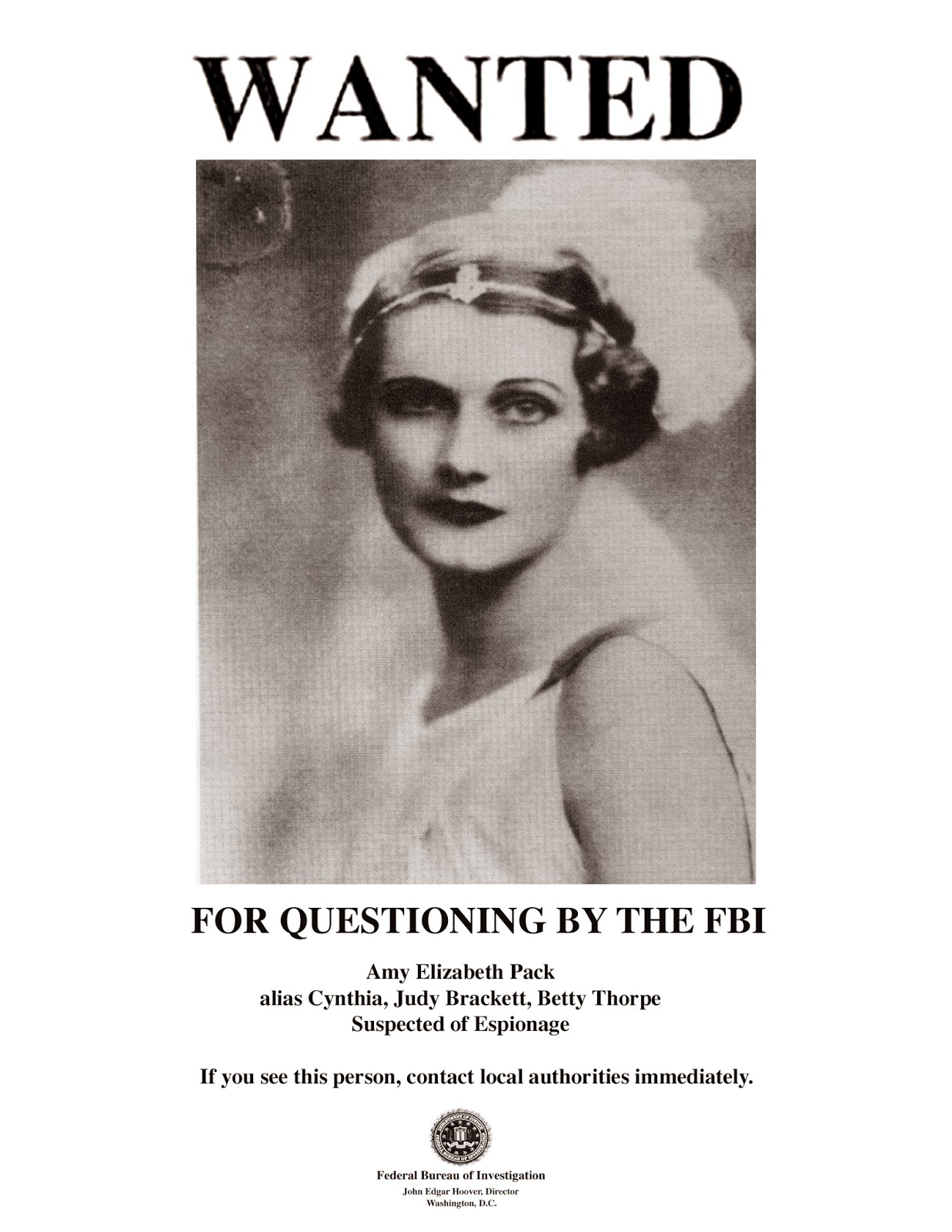 Wartime Spy Ladies: Amy Elizabeth Thorpe (1910-1963)