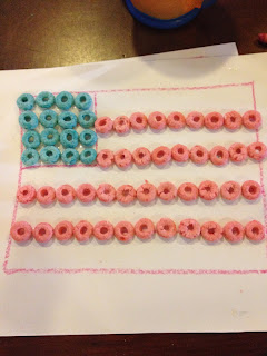 McLain Life: Memorial Day Fruit Loops Flag