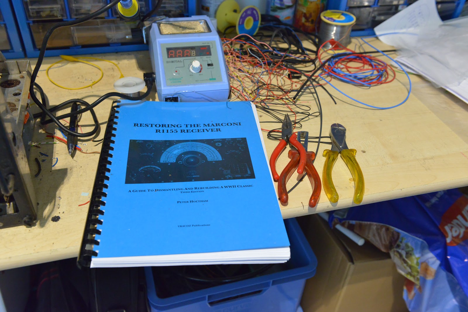 PD3WMZ - ON2WMZ: Rebuild Marconi R1155