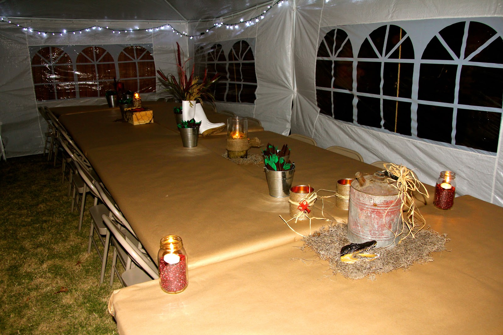 Samma Spot: Swamp Party: Table decorations
