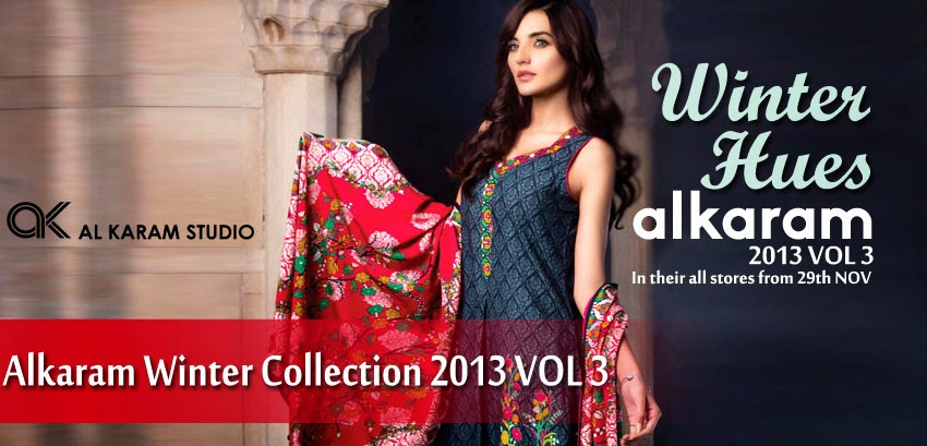 AlKaram Studio Fall/Winter Collection 2013/14 VOL 3 | Al Karam Winter ...
